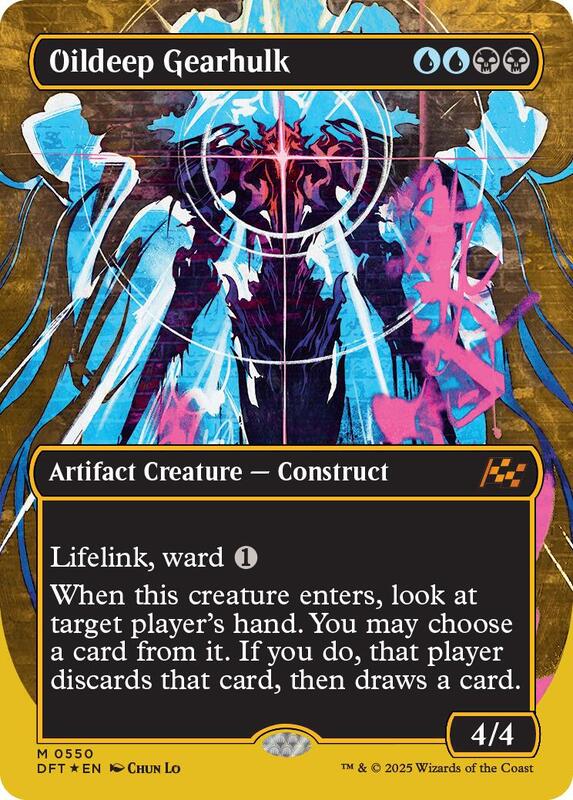 Oildeep Gearhulk (Borderless) (First-Place Foil) - Aetherdrift - Magic ...