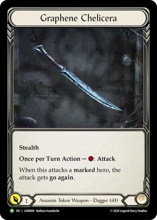 Graphene Chelicera - GEM009 - GEM Pack 1 - Flesh and Blood TCG ...
