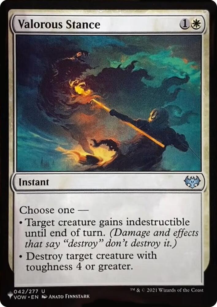 Valorous Stance (VOW) - The List Reprints - Magic: The Gathering ...