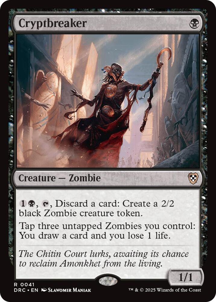 Cryptbreaker - Commander: Aetherdrift - Magic: The Gathering ...