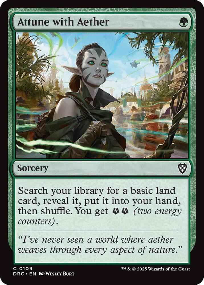Attune with Aether - Commander: Aetherdrift - Magic: The Gathering ...