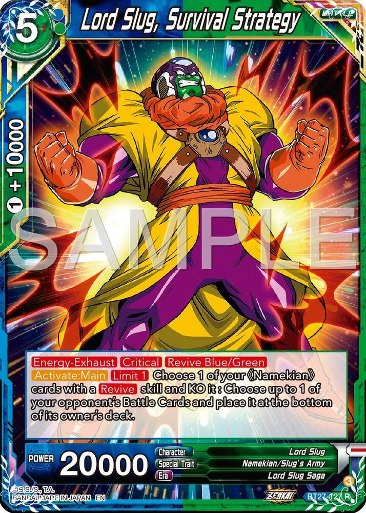 Lord Slug, Survival Strategy - History of Z - Dragon Ball Super ...