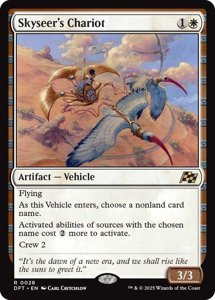 Skyseer's Chariot - Aetherdrift - Magic: The Gathering - TCGplayer.com