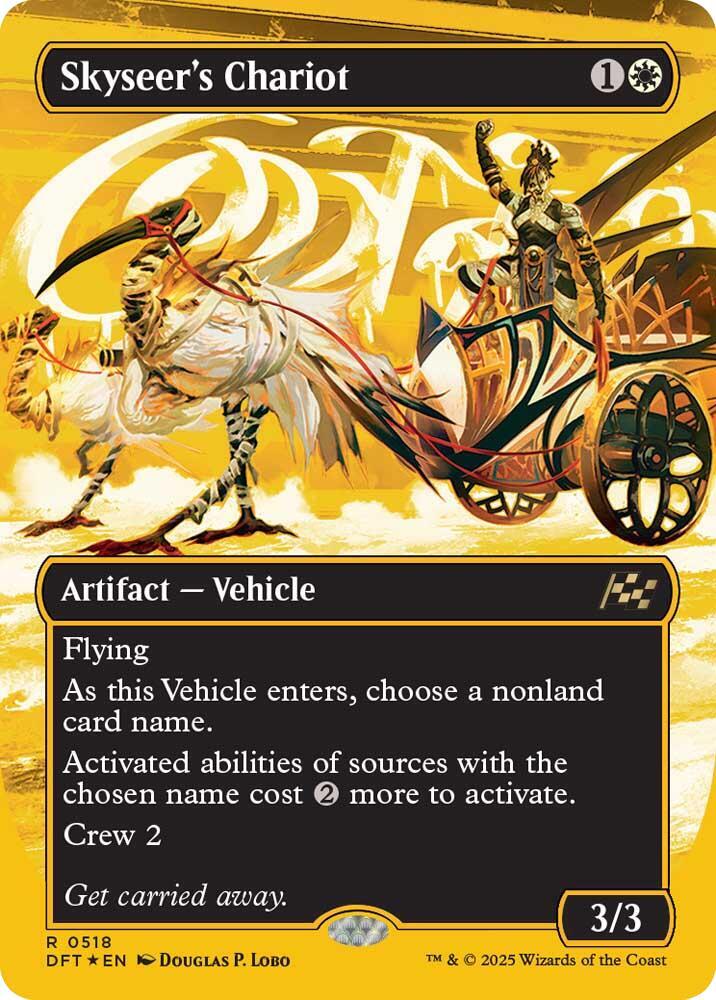 Skyseer's Chariot (Borderless) (First-Place Foil) - Aetherdrift - Magic ...