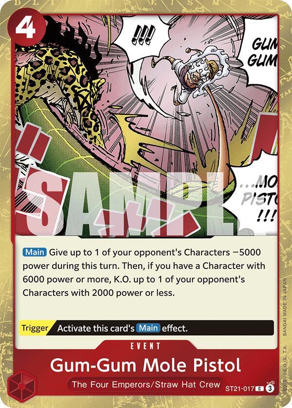 Gum-Gum Mole Pistol - Starter Deck EX: Gear 5 - One Piece Card Game - TCGplayer.com