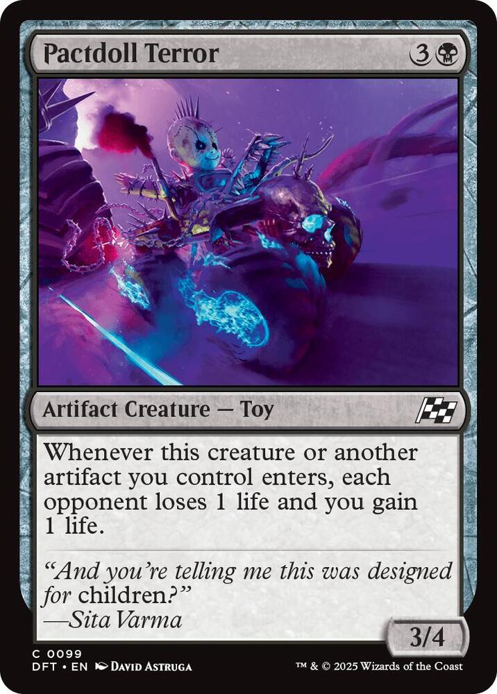 Pactdoll Terror - Aetherdrift - Magic: The Gathering - TCGplayer.com