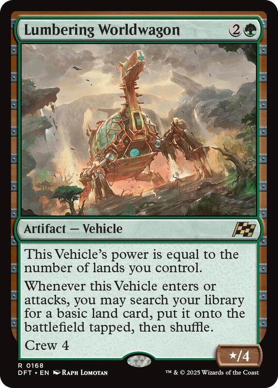 Lumbering Worldwagon - Aetherdrift - Magic: The Gathering - TCGplayer.com