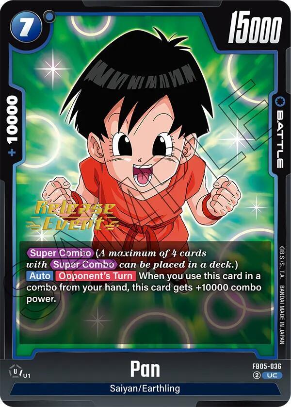 Pan - New Adventure Release Event Cards - Dragon Ball Super: Fusion ...