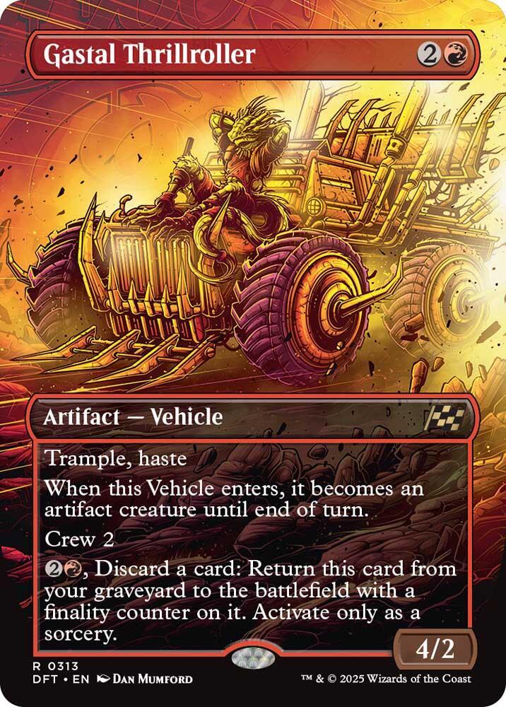 Gastal Thrillroller (Borderless) - Aetherdrift - Magic: The Gathering ...