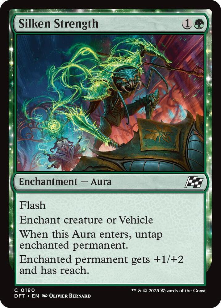 Silken Strength - Aetherdrift - Magic: The Gathering - TCGplayer.com