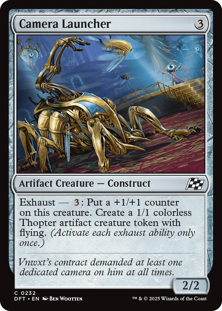 Camera Launcher - Aetherdrift - Magic: The Gathering - TCGplayer.com