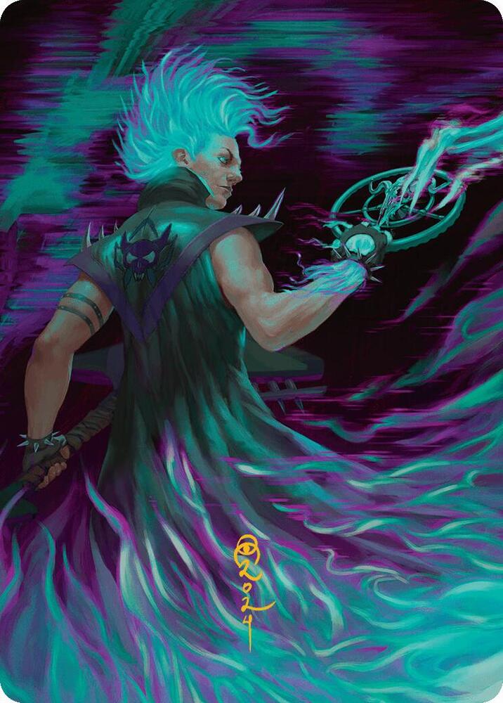 Winter, Cursed Rider Art Card (Gold-Stamped Signature) - Art Series: Aetherdrift - Magic: The ...