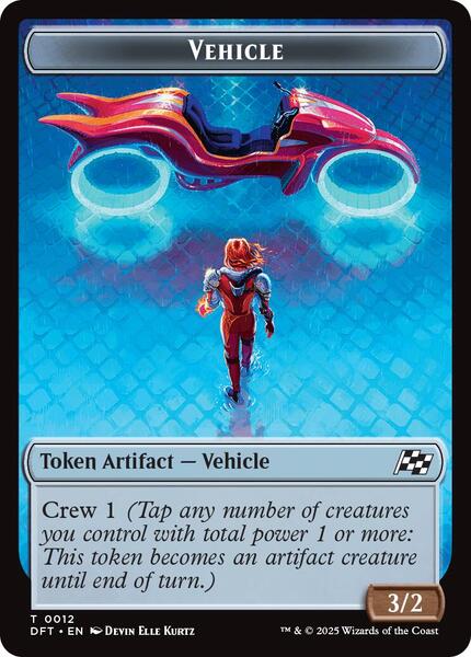 Vehicle // Pilot Double-Sided Token - Aetherdrift - Magic: The ...
