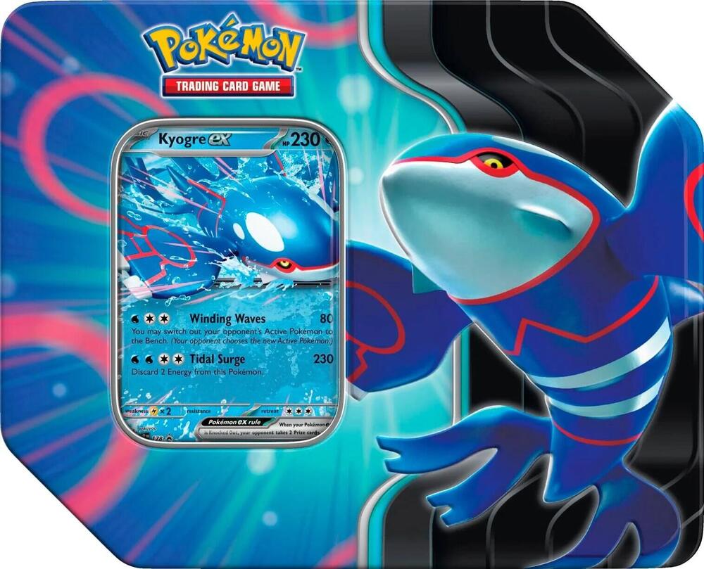 Azure Legends Tin [Kyogre ex] - Miscellaneous Cards & Products ...