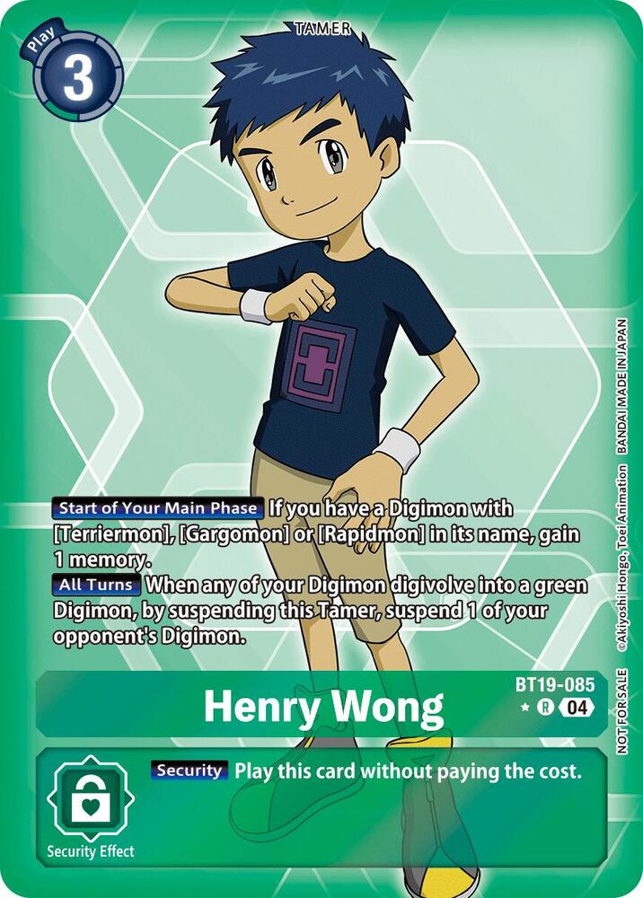 Henry Wong (Release Special Booster 2.5: Box Promotion Pack) - Release Special Booster 2.5 ...
