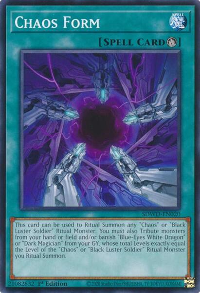 Chaos Form - Structure Deck: Blue-Eyes White Destiny - YuGiOh ...