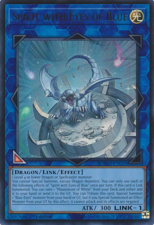 Blue-Eyes Ultimate Spirit Dragon (Secret Rare) - Structure Deck: Blue-Eyes White Destiny ...