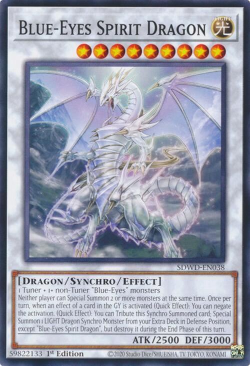 Blue-Eyes Spirit Dragon - Structure Deck: Blue-Eyes White Destiny ...