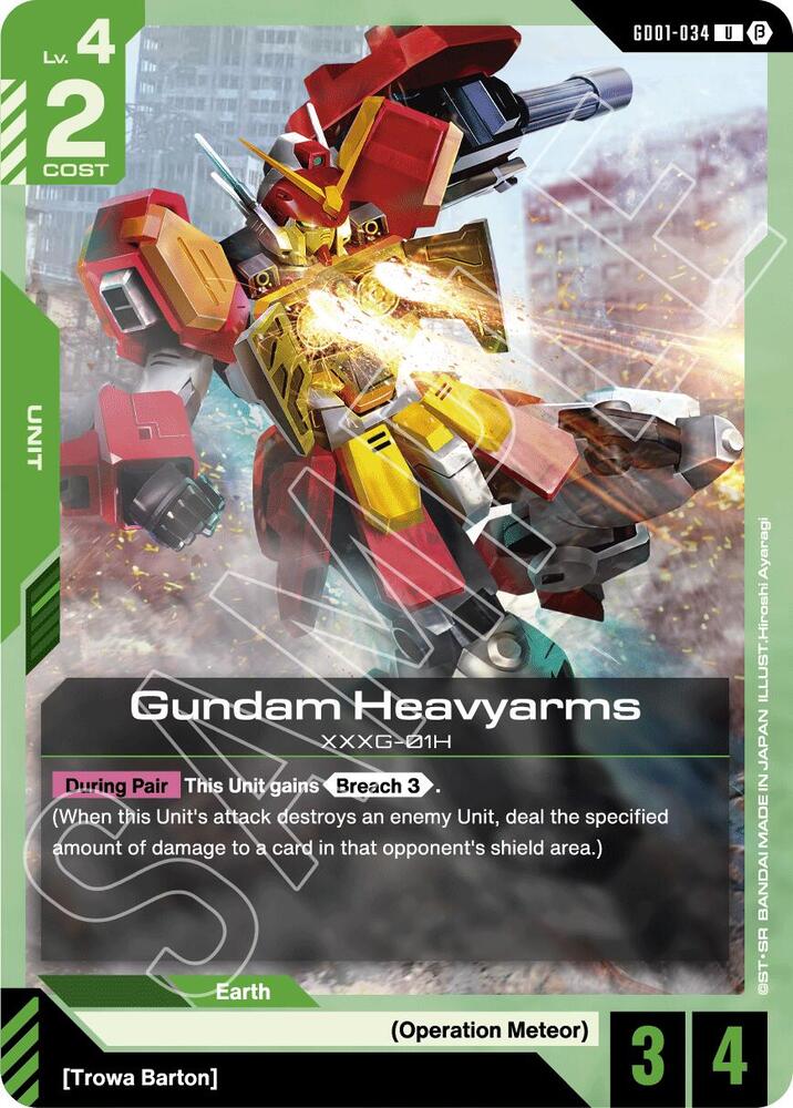 Gundam Heavyarms - Edition Beta - Gundam Card Game - TCGplayer.com