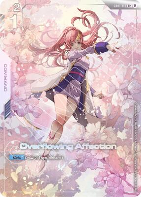 Overflowing Affection (U+) - Edition Beta - Gundam Card Game ...