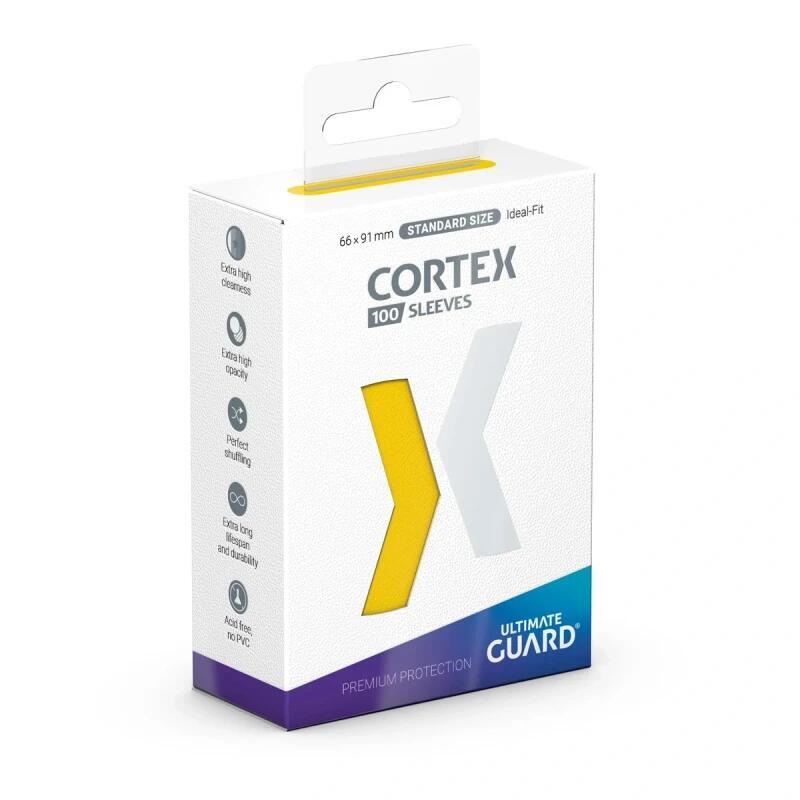 Cortex Sleeves Standard Size - Glossy Yellow (100ct.) - Ultimate Guard ...