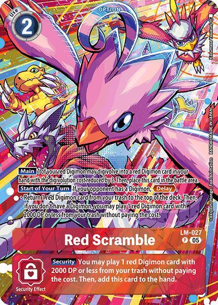 Red Scramble (Alternate Art) - Starter Deck 21: Hero of Hope - Digimon ...