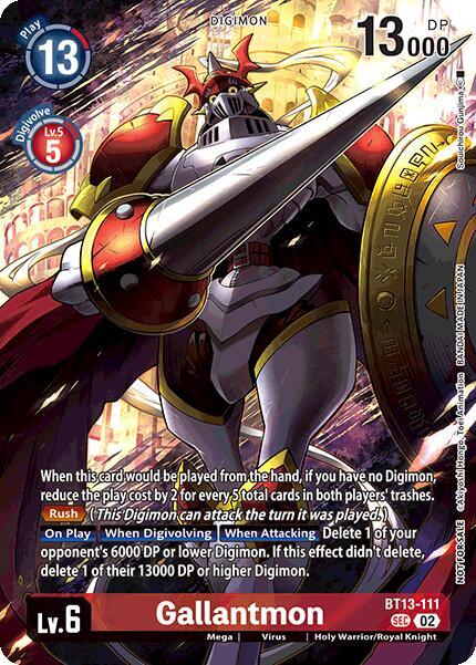 Gallantmon (Limited Card Pack) - World Convergence - Digimon Card Game - TCGplayer.com