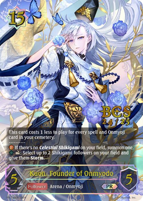 Kuon, Founder of Onmyodo - Shadowverse: Evolve Promo Cards ...