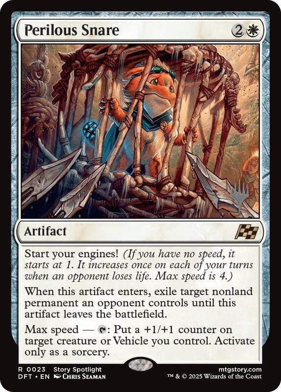 Perilous Snare - Promo Pack: Aetherdrift - Magic: The Gathering ...