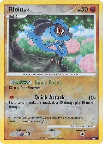 Riolu (Cracked Ice Holo) - Miscellaneous Cards & Products - Pokemon ...