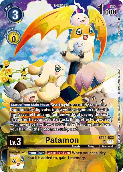 Patamon (Limited Card Pack) - World Convergence - Digimon Card Game ...