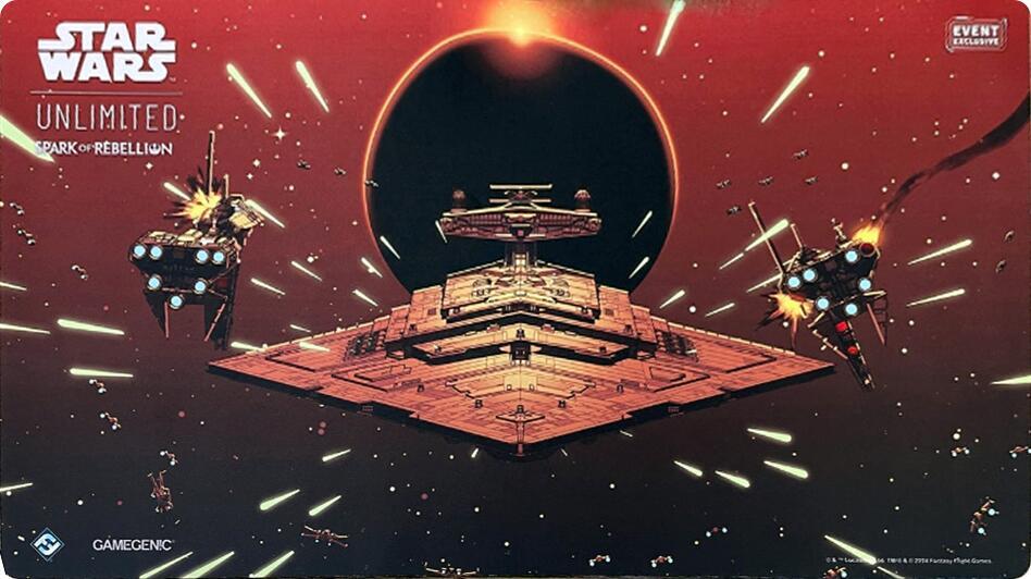 Star Wars: Unlimited Event Exclusive Game Mat - Overwhelming Barrage ...