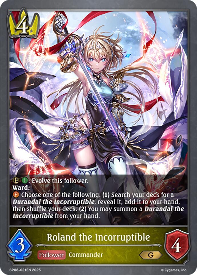 Roland the Incorruptible - BP08: Alterchaotica - Shadowverse: Evolve - TCGplayer.com