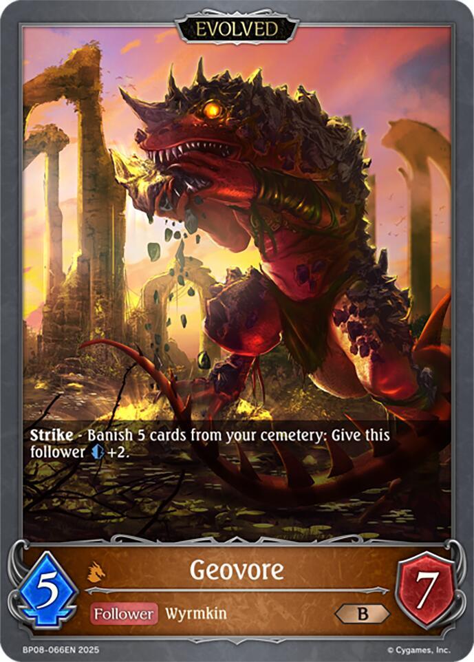 Geovore (Evolved) - BP08: Alterchaotica - Shadowverse: Evolve