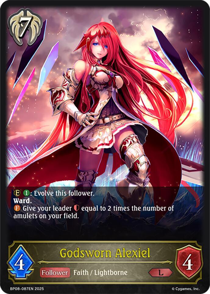 Godsworn Alexiel - BP08: Alterchaotica - Shadowverse: Evolve ...