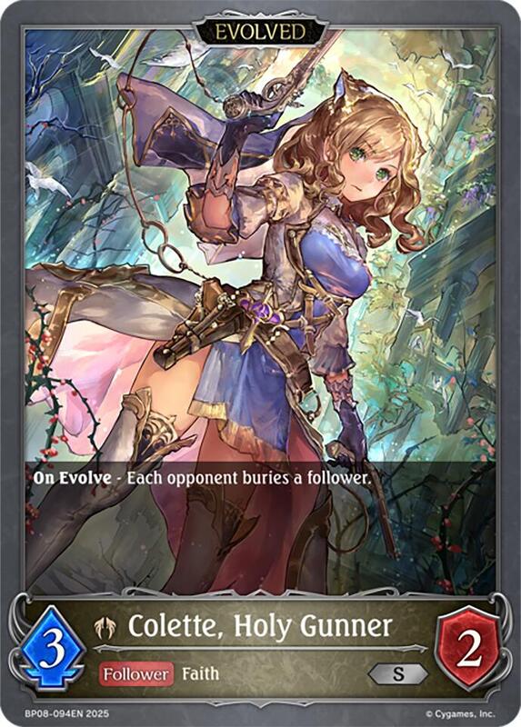 Colette, Holy Gunner (Evolved) - BP08: Alterchaotica - Shadowverse: Evolve