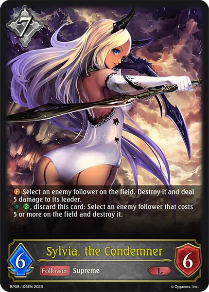 Sylvia, the Condemner - BP08: Alterchaotica - Shadowverse: Evolve - TCGplayer.com