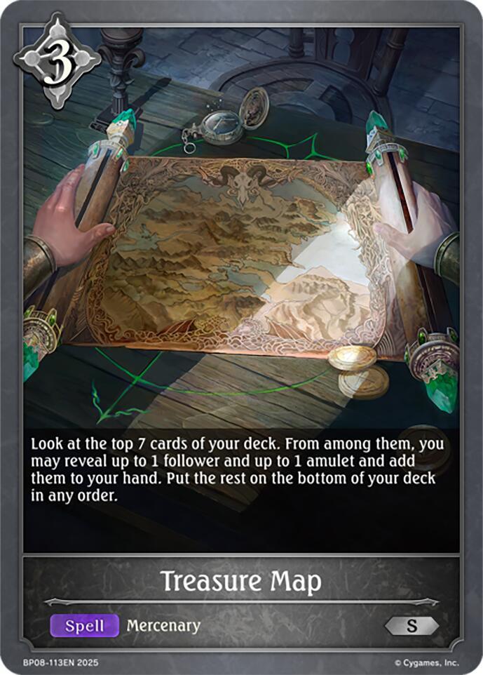 Treasure Map - BP08: Alterchaotica - Shadowverse: Evolve