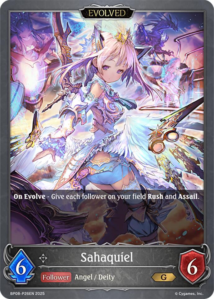 Sahaquiel (Evolved) - P26EN (Foil) - BP08: Alterchaotica - Shadowverse ...