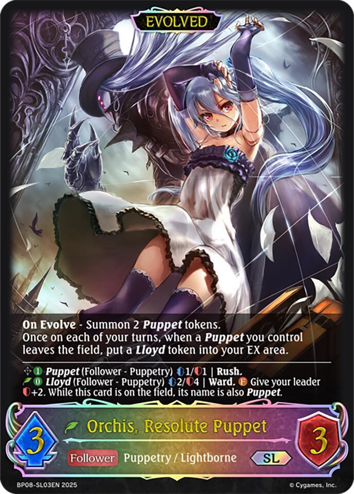 Orchis, Resolute Puppet // Orchis, Vengeful Puppet (SL) - BP08: Alterchaotica - Shadowverse ...