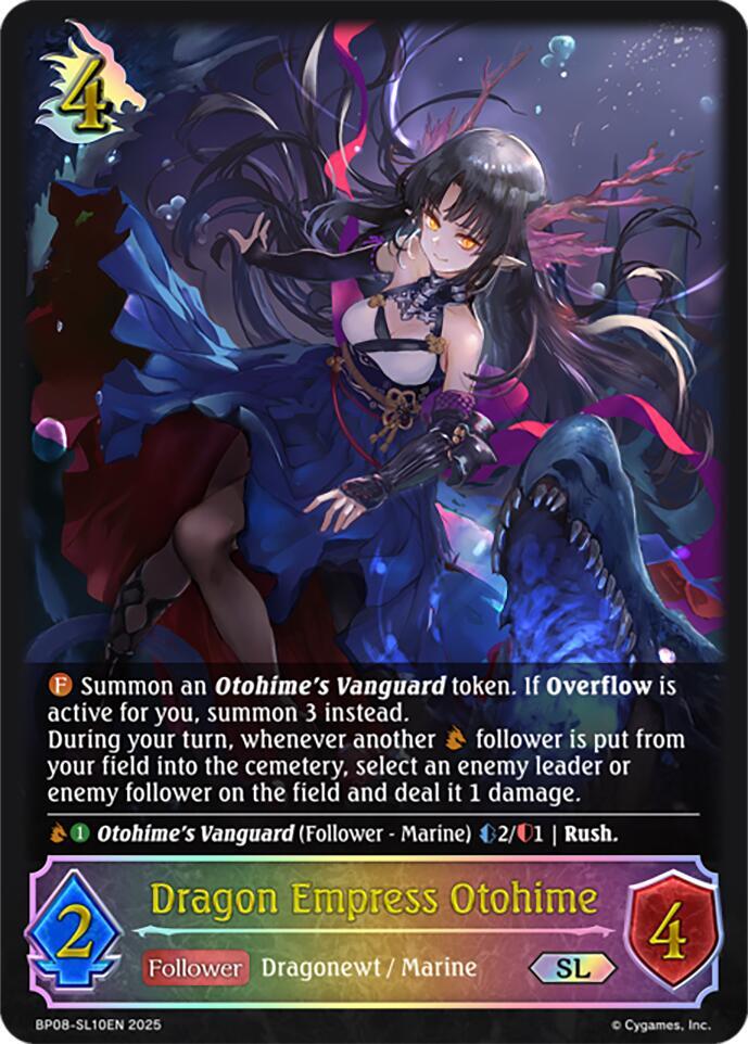 Dragon Empress Otohime (SL) - BP08: Alterchaotica - Shadowverse: Evolve