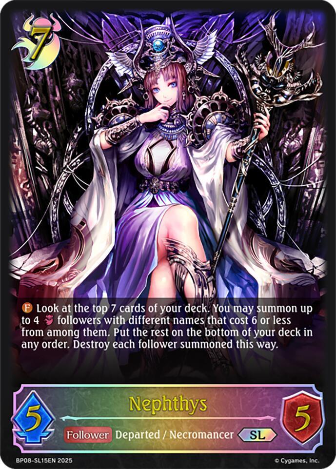 Nephthys (SL) - BP08: Alterchaotica - Shadowverse: Evolve