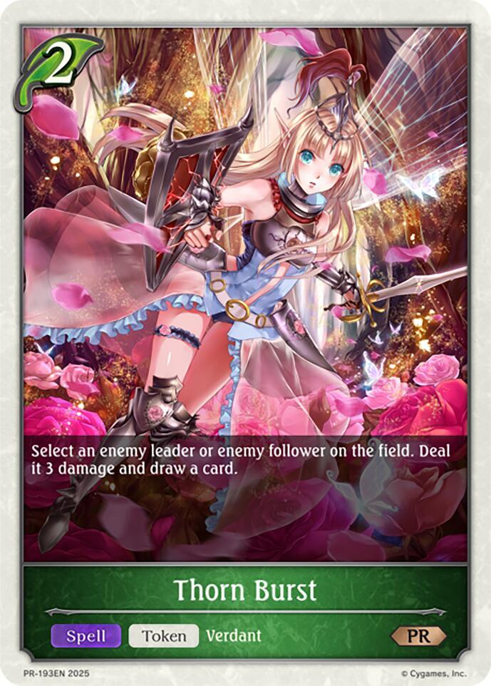 Thorn Burst - Shadowverse: Evolve Promo Cards - Shadowverse: Evolve ...