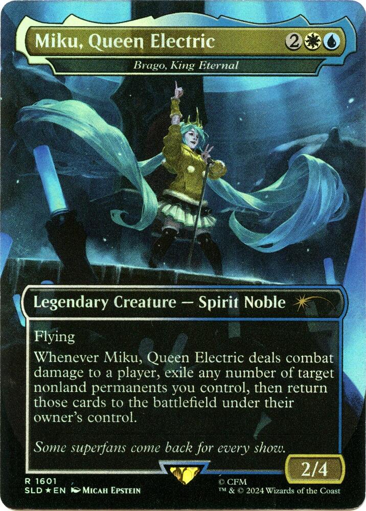 Miku, Queen Electric - Brago, King Eternal (Rainbow Foil) - Secret Lair ...
