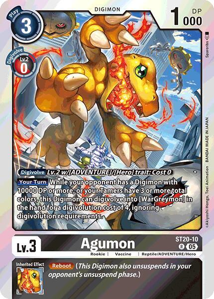 Agumon - Starter Deck 20: Protector of Light - Digimon Card Game ...