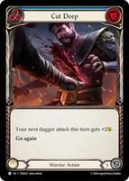 Cut Deep (Blue) - Blitz Deck: The Hunted - Fang - Flesh and Blood TCG