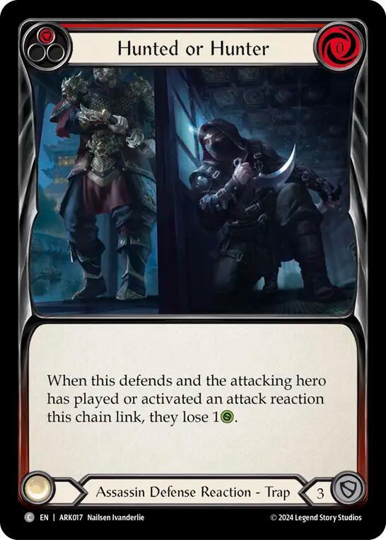 Hunted or Hunter (Red) - Blitz Deck: The Hunted - Arakni - Flesh and ...