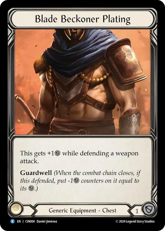 Blade Beckoner Plating - Blitz Deck: The Hunted - Cindra - Flesh and Blood TCG - TCGplayer.com