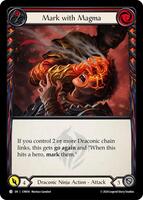 Mark with Magma (Red) - Blitz Deck: The Hunted - Cindra - Flesh and Blood TCG