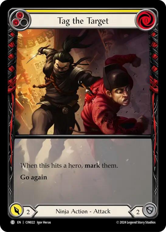 Tag the Target (Yellow) (Extended Art) - Blitz Deck: The Hunted ...